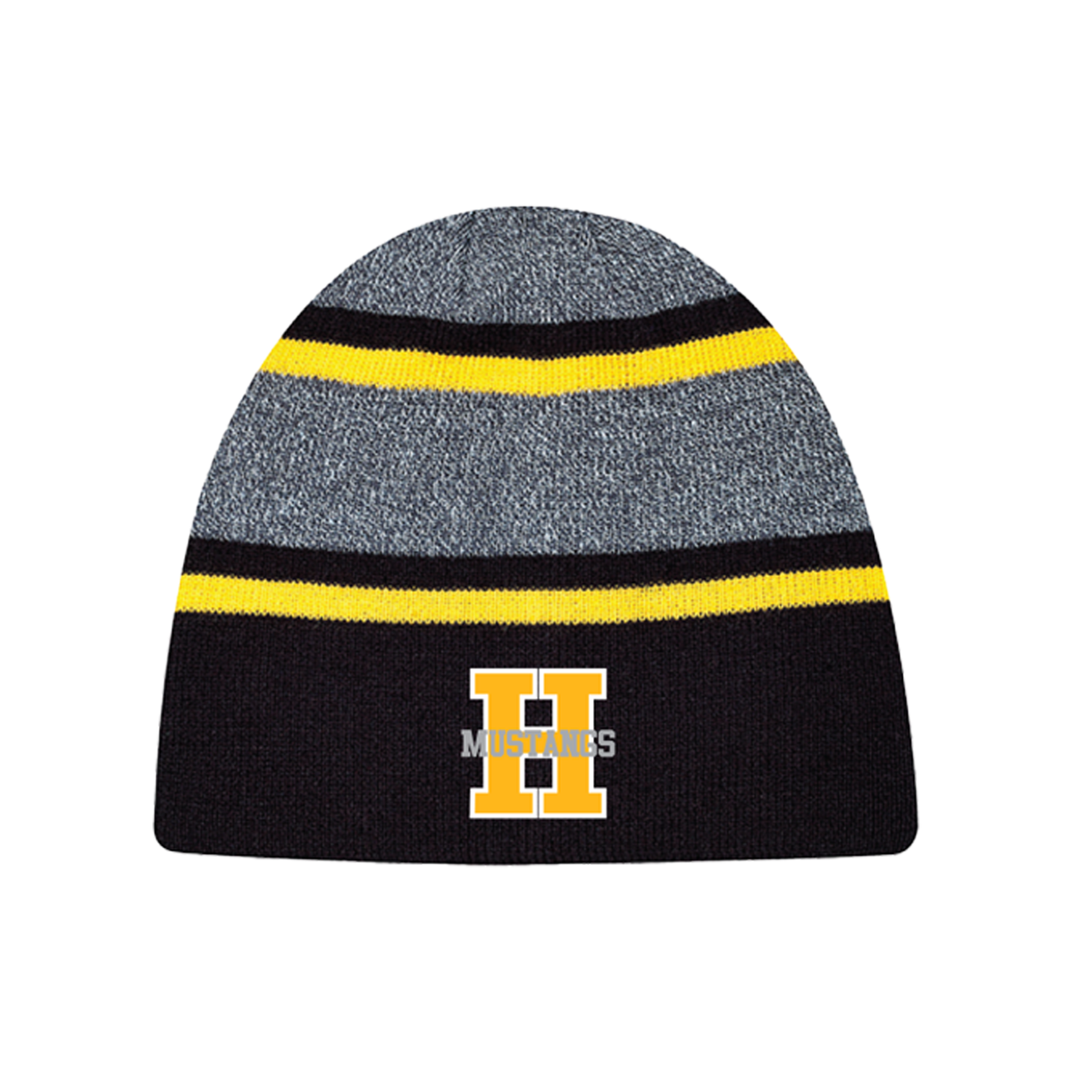 Mustangs Striped Winter Hat – Team Headquarters